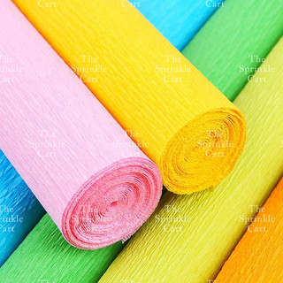 Premium Crepe Paper Rolls Decor DIY Flower Gift Wrapping Wedding ...