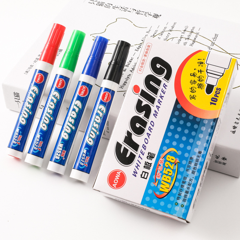 KELLY Water-based Erasable Whiteboard marker Sign pen Erasing ...