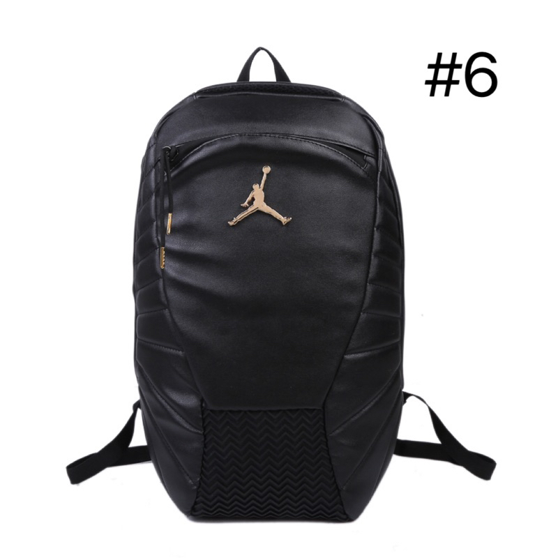 COD Air Jordan backpack AJ leather backpack (travel bag school backpack ...