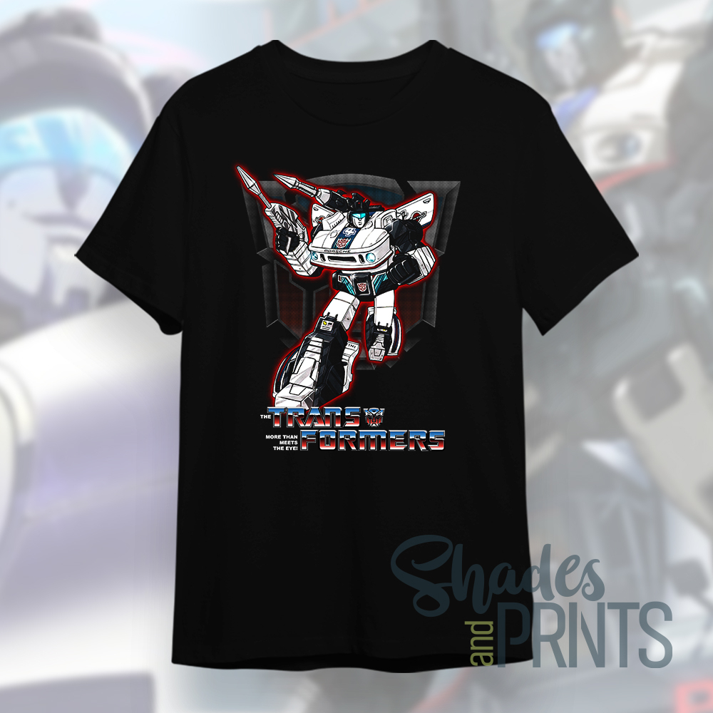 Jazz Transformers Autobot Retro 80s Cartoons Anime Customized Unisex ...
