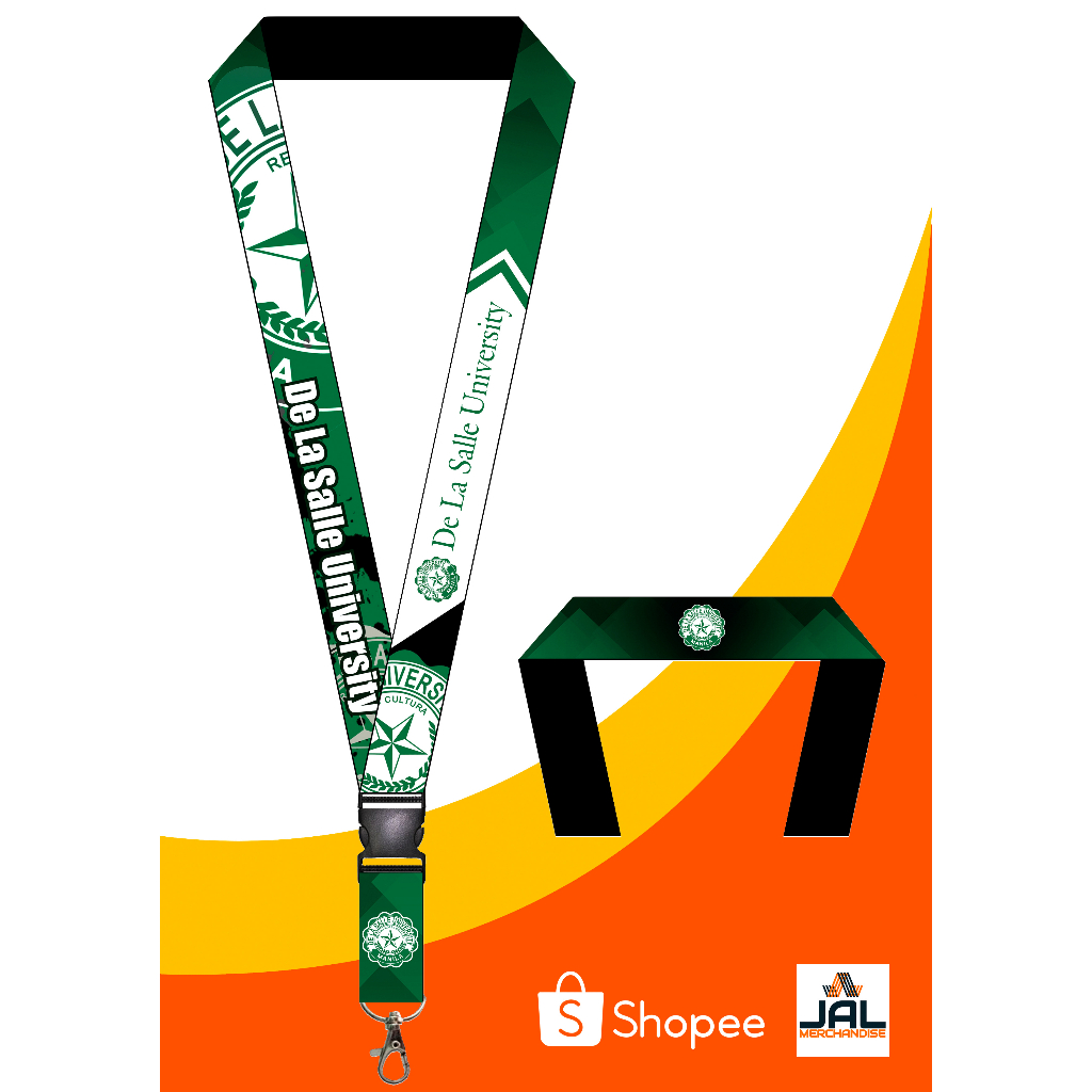DLSU ID lace design / ID lanyard / ID sling | Shopee Philippines