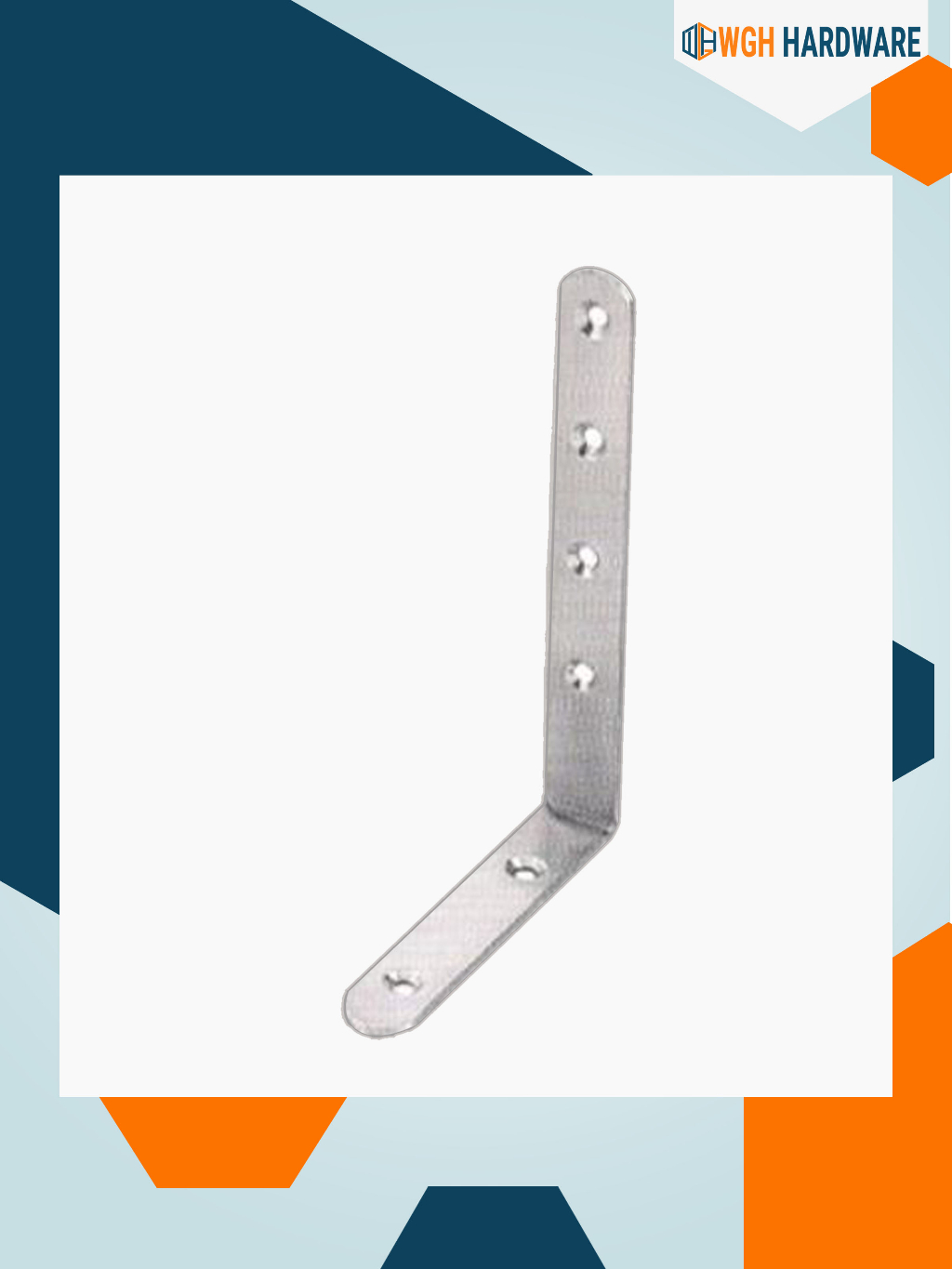 WGH 10pcs Stainless Angle Bracket 4-09 3mm Thick L Bracket Corner Brace ...