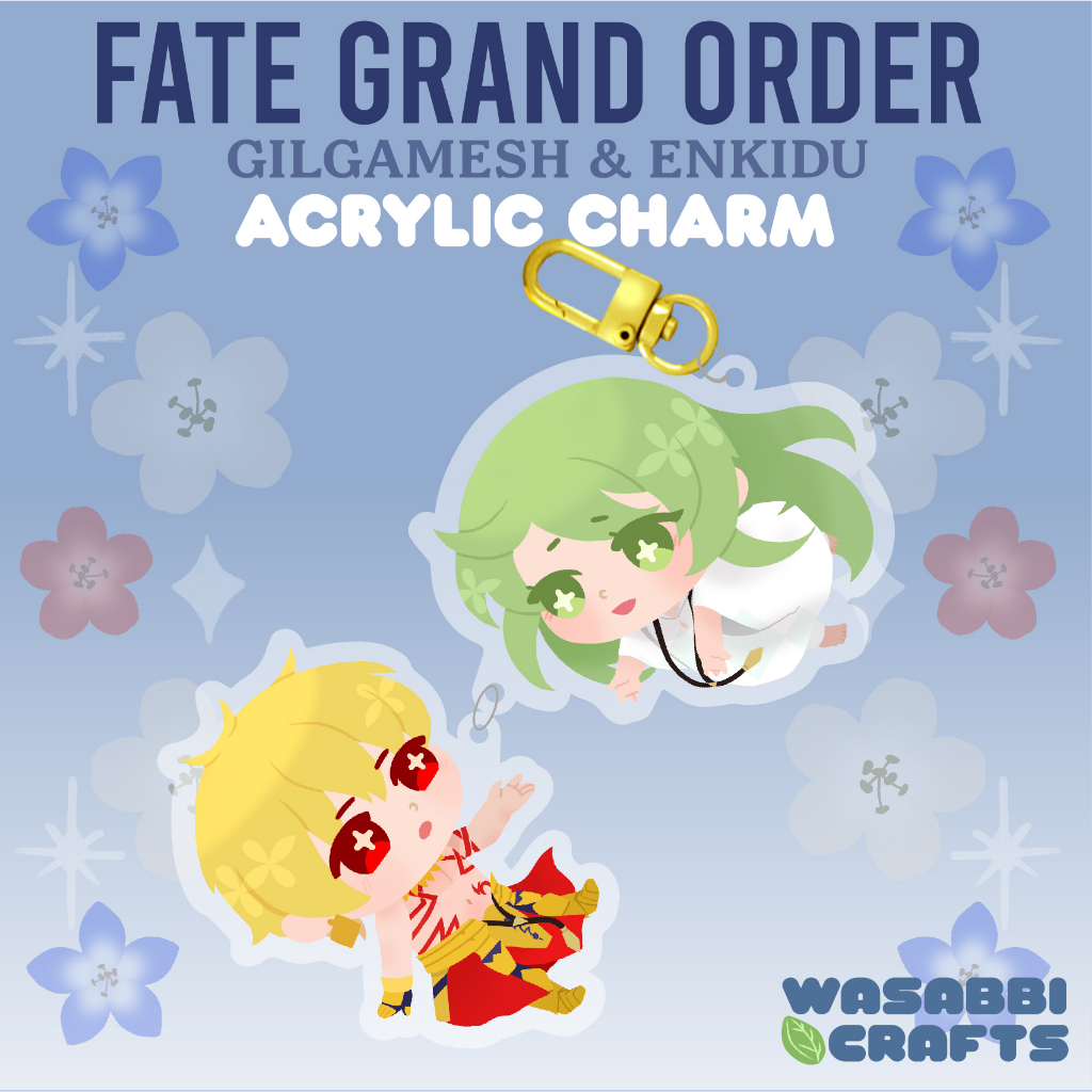 Fate Grand Order - Gilgamesh & Enkidu Acrylic Charm | Wasabbi Crafts | Shopee Philippines