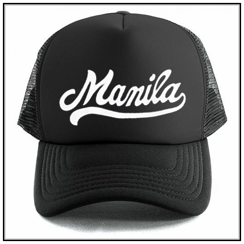 Manila Classic Trucker Net Cap Hat Mesh Snap Back Fashion Trend Korean ...