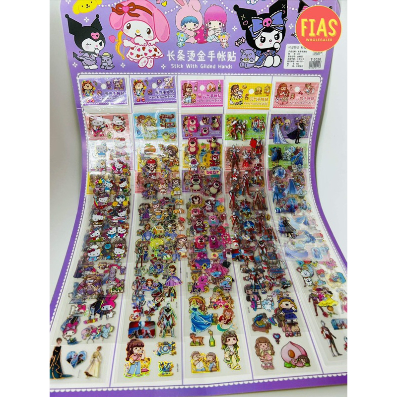 20 Sets Character Waterproof Stickers / Paninda | Shopee Philippines