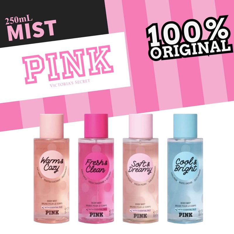 Victoria's Secret PINK mist |250ml | Shopee Philippines