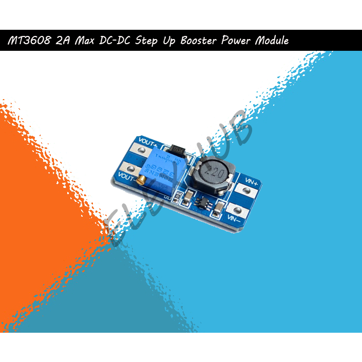 MT3608 2A Max DC-DC Step Up Booster Power Module Boost Converter ...