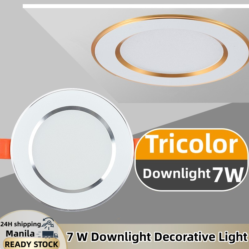 LED 7W down light embedded panel light needle light in living room ...