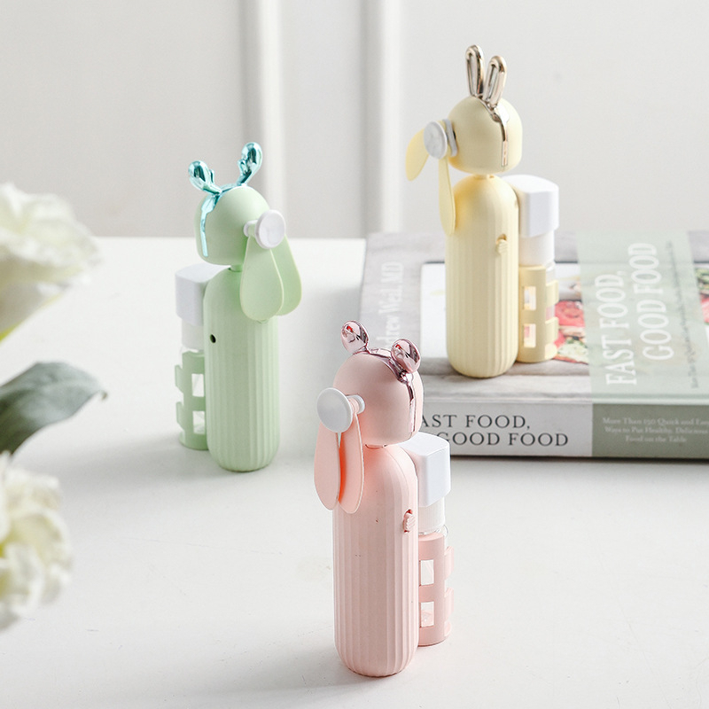 Mini Portable handheld humidifier Mist Spray fan air cooler usb ...