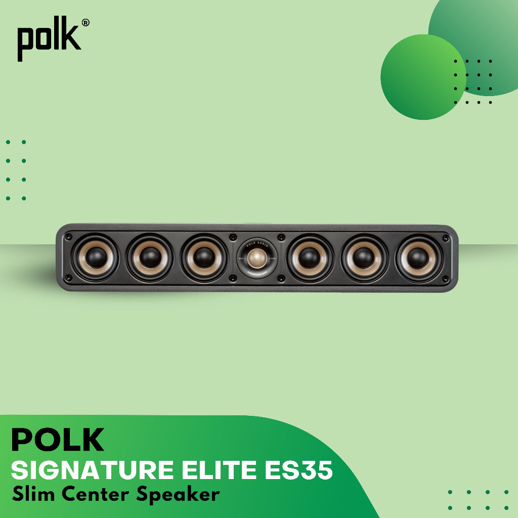 Polk Audio Signature Elite Series ES35 - Black - Polk ES35 center ...