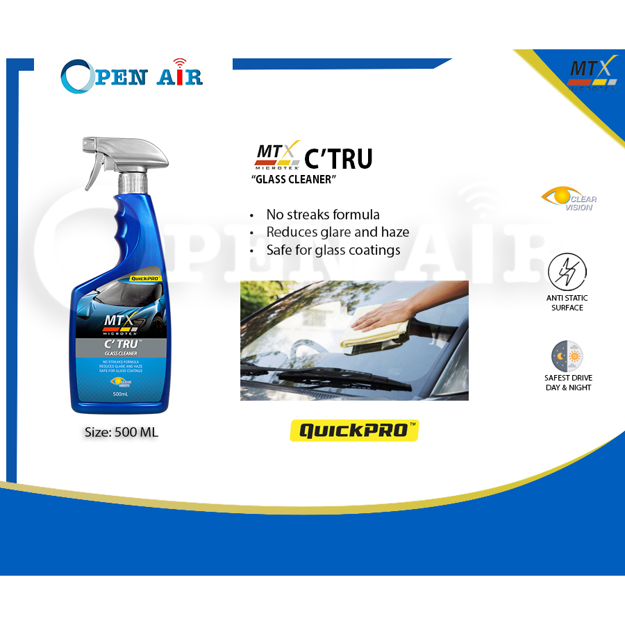 Microtex MTX C'TRU Ready to Use Glass Cleaner (500ml) | Shopee Philippines