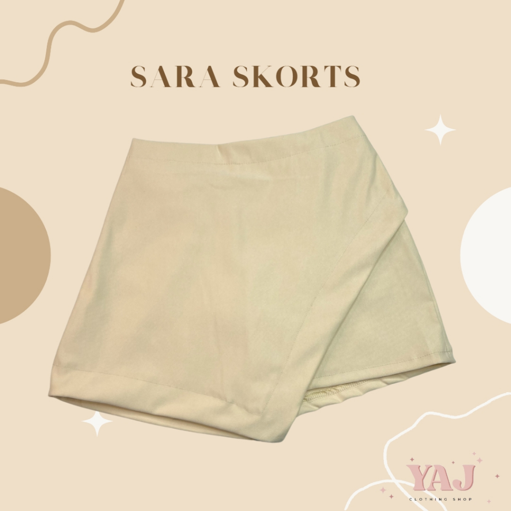 YAJ Sara Simple Skorts. Korean-Inspired Style | Shopee Philippines