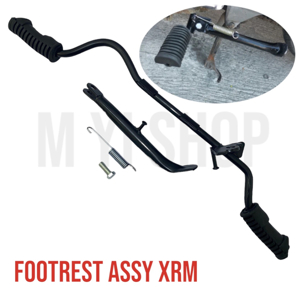 DNF SHOP MOTORCYCLE FRONT FOOTREST ASSEMBLY WITH SIDE STAND FOR XRM ...
