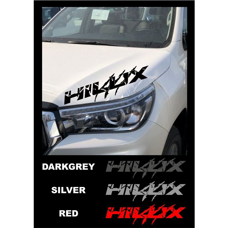 Toyota HILUX Hood Sticker with Monster Claw Design | Shopee Philippines