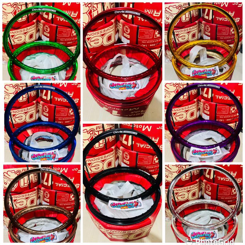 Devil Profesional rim Broken size 1.2 1.4 Legit thailand made | Shopee ...