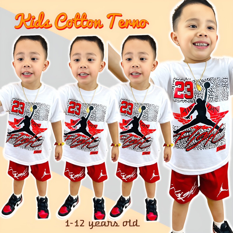 Cotton Terno For Kids 1-10yrs Baby Boy Clothes Girl trendy terno unisex ...