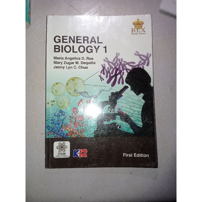 General Biology 1 First Edition by Maria Angelica D. Rea | Shopee ...
