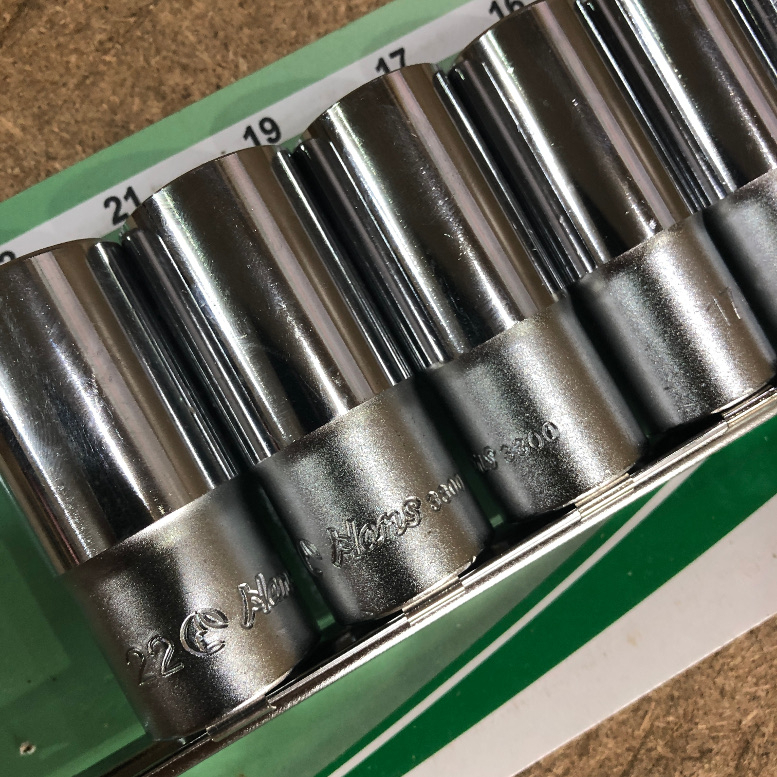 Hans Tools USA 3613-2MD (12points) 3/8" Drive 13pcs Deep Socket Wrench ...