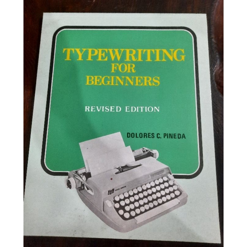 Typewriting for Begginers Revised Edition Pineda | Shopee Philippines