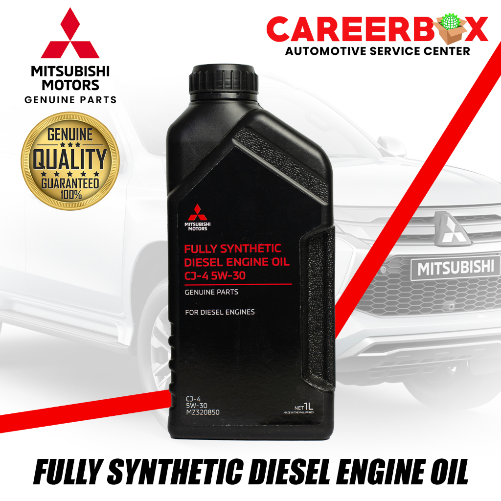 Mitsubishi Genuine Fully Synthetic Diesel Engine Oil CJ-4 5W30 | Shopee Philippines