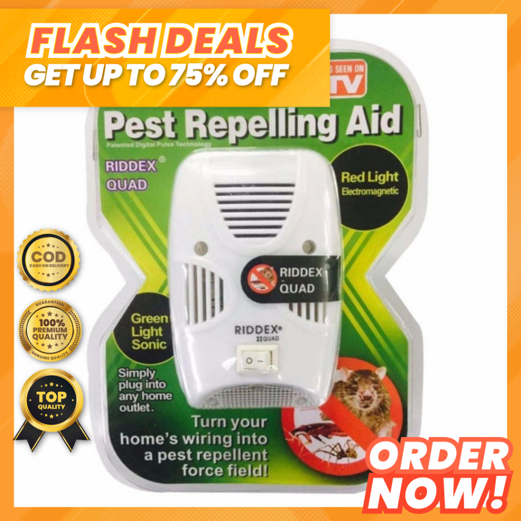 ORIGINAL RIDDEX QUAD PEST CONTROL , PEST REPELLERS RAT KILLER ELECTRIC ...
