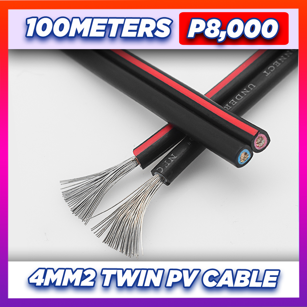 Solar Cable 4mm2 Twin Core PV Solar Cable | Shopee Philippines
