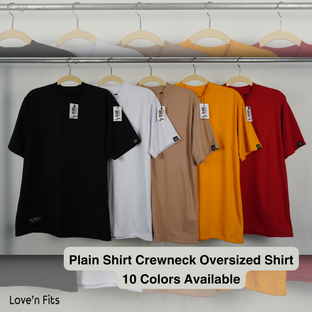 Love'n Fits - Plain Shirt Oversized Shirts for Men and Women 10 ...