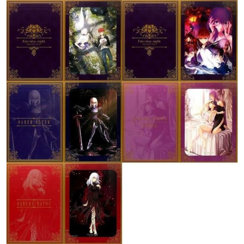 Fate/stay Night Official Mini Poster with Mount | Shopee Philippines