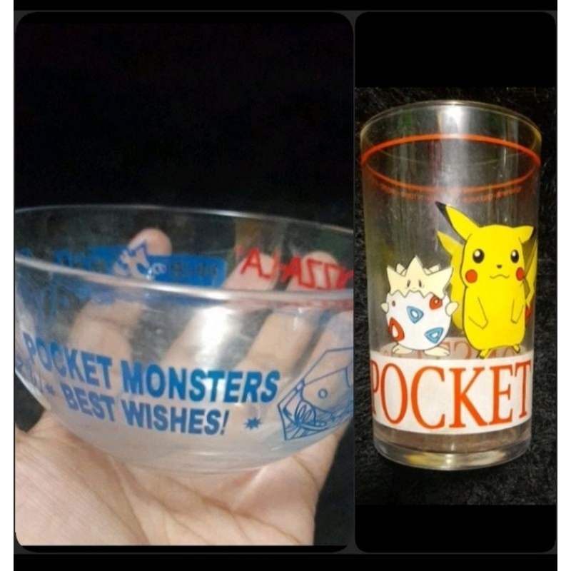pokemon pikachu togepi pocket monster glass nintendo creatures ...