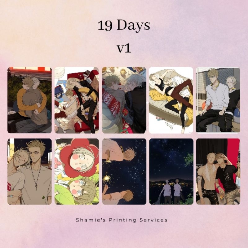 10 PCS. BL MANHWA PHOTOCARDS (PART 1) | Shopee Philippines