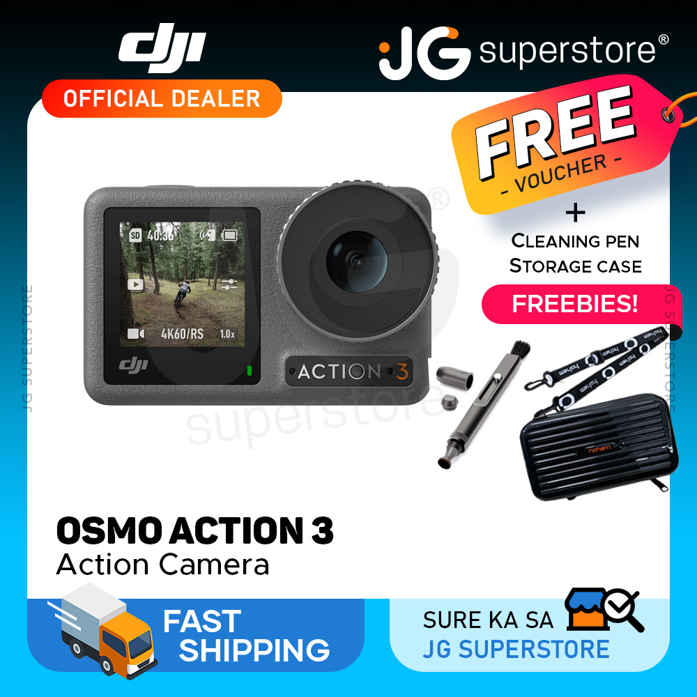 DJI Osmo Action 3 4K 120Hz Camera with Cold Resistance Waterproof Up to ...