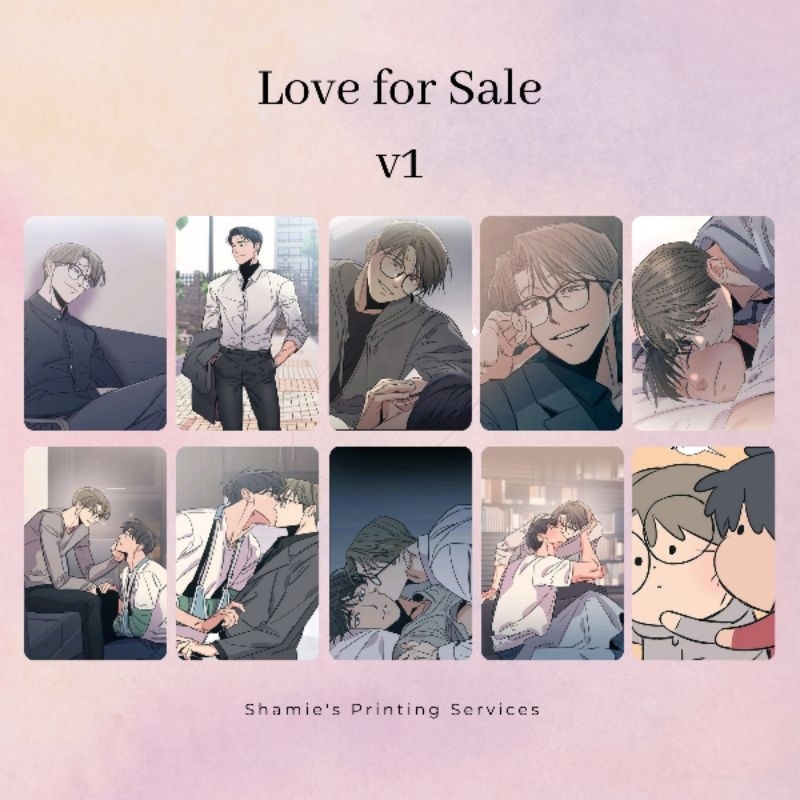 10 PCS. BL MANHWA PHOTOCARDS (PART 2) | Shopee Philippines