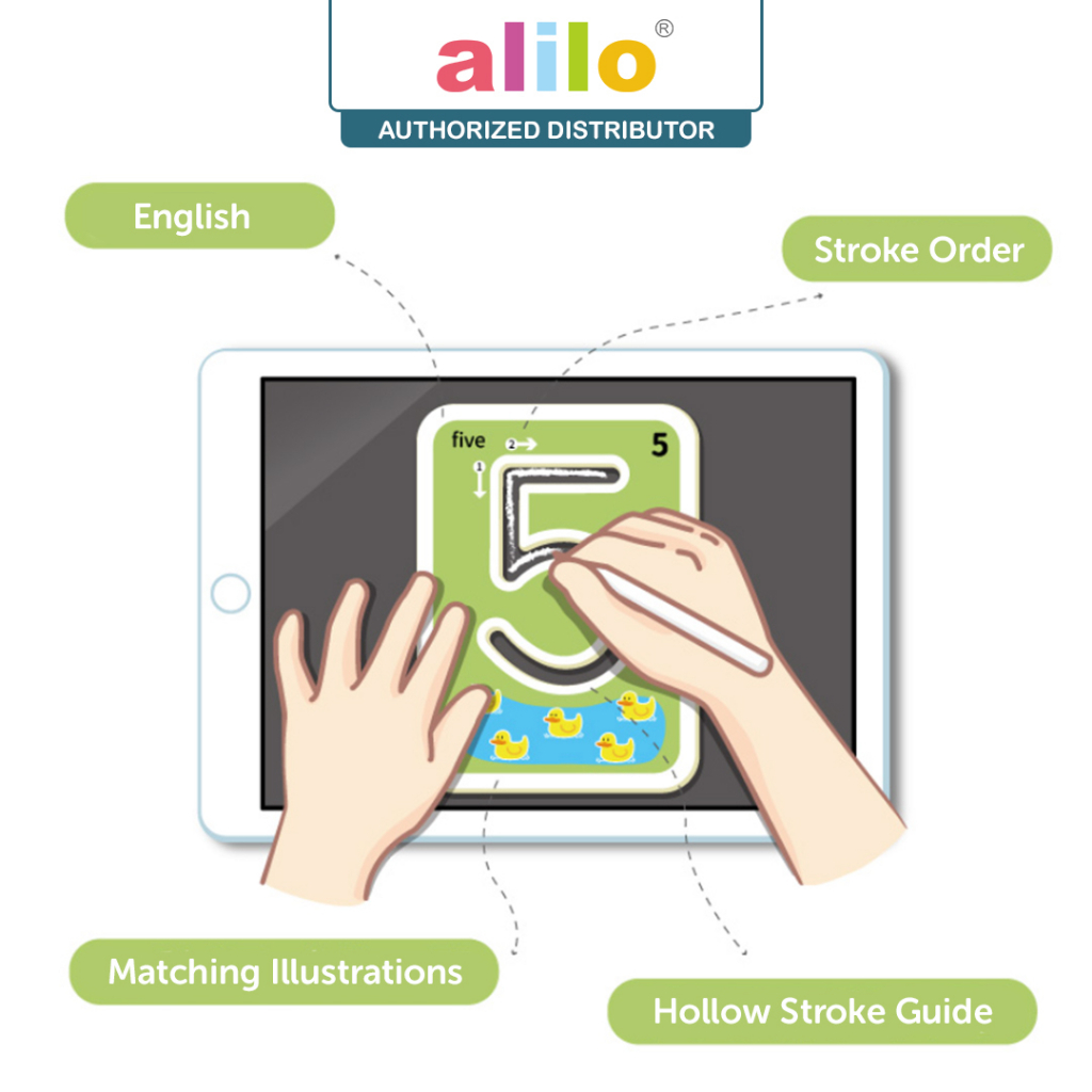 Alilo Educational Stencil Set for Magic Writing Tablet | Shopee Philippines
