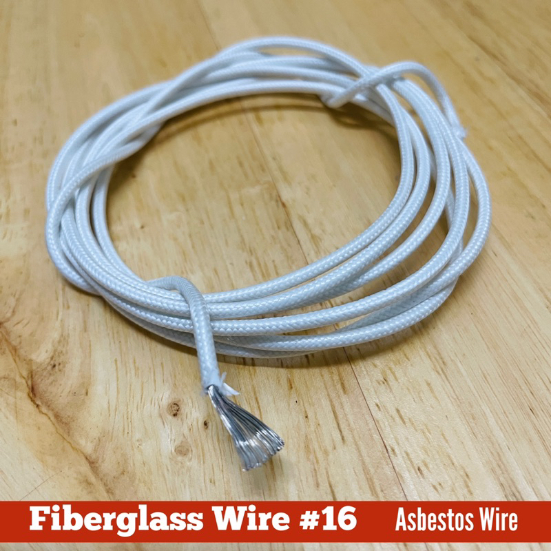 Fiberglass Wire #16 - Asbestos | sk electrical | Shopee Philippines
