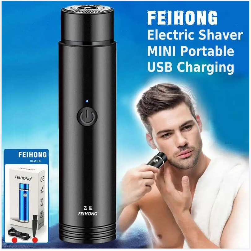 Mini Electric Shaver for Men Portable Electric Razor Beard Knife USB ...