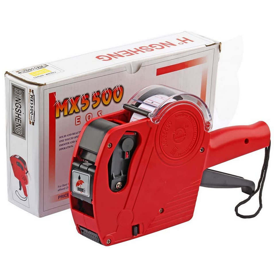 Tagging Gun Price Tagger MX-5500 8 Digits Price Portable Tag Gun ...