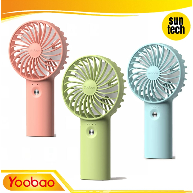 Yoobao F3 3000mAh Rechargeable Handheld Mini Fan | Shopee Philippines