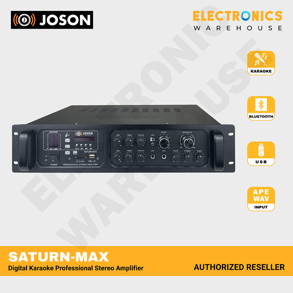 Joson SATURN-MAX Digital Karaoke Professional Stereo Amplifier | Shopee ...