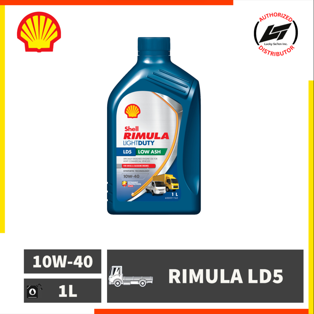 Shell Rimula LD5 Low Ash 10W-40 1L | Shopee Philippines