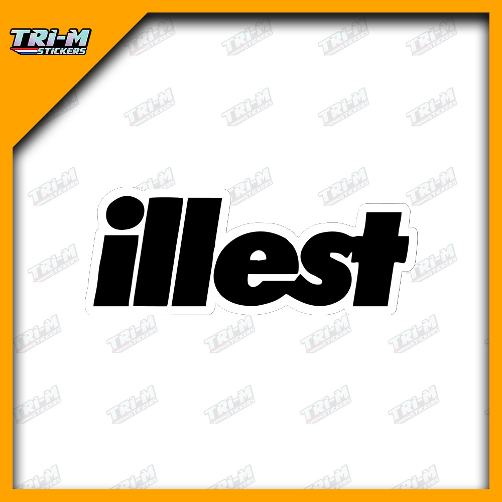 Illest Sticker Motorcycle Design Sticker Tumbler Sticker Car Sticker Laptop Sticker | Shopee ...