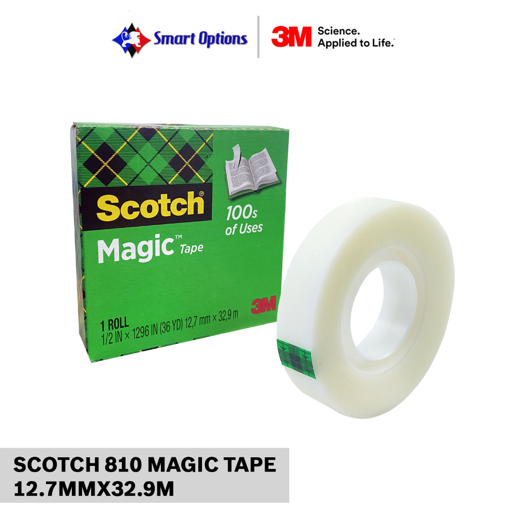 3M 810 SCOTCH® MAGIC™ TAPE 12.7MM X 32.9M | Shopee Philippines
