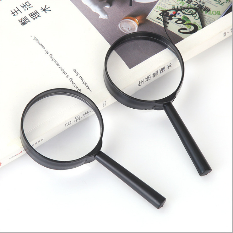 Handheld 60MM Small Plastic Magnifying Glass Reading Magnifier ...