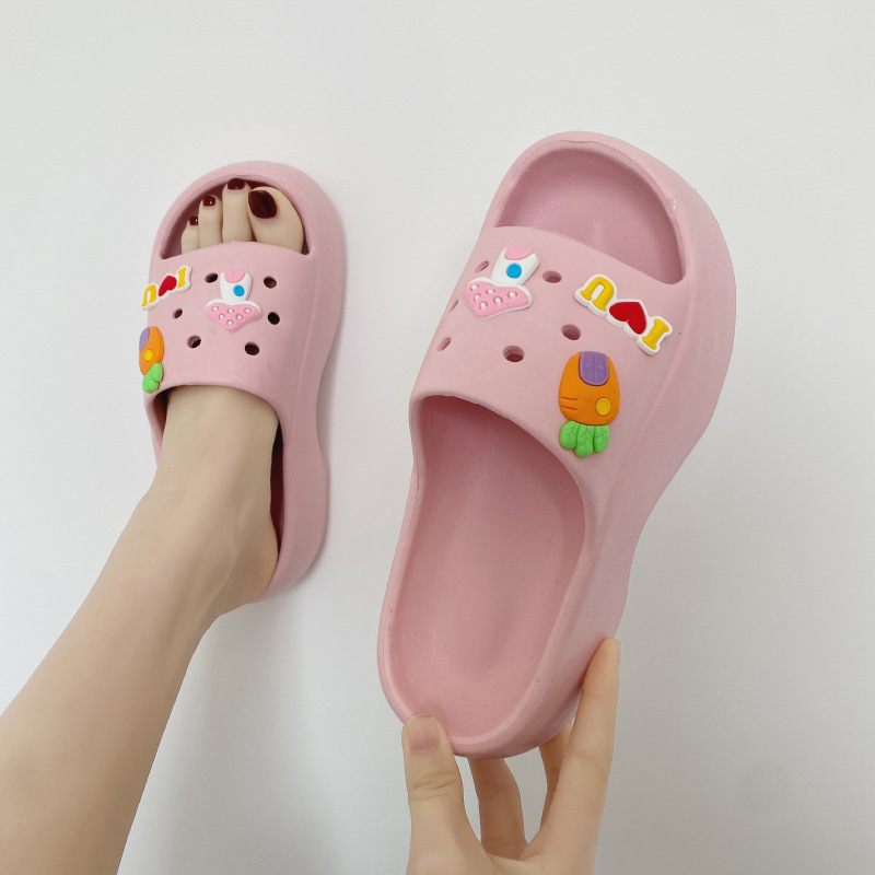 CROCS women's platform sandals fashion high-heeled slippers with ...