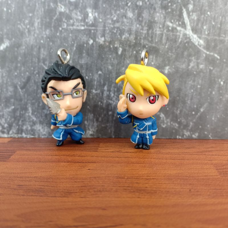 Bandai Fullmetal Alchemist Mini Figure Pendant Keychain Phone StrapRiza ...