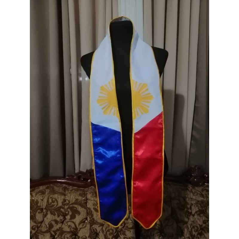 Philippine Flag inspired graduation stole sash for sale | Shopee ...