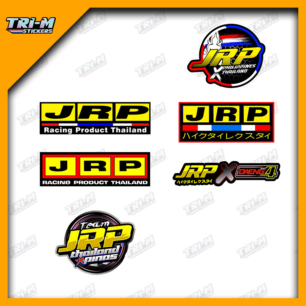 JRP Thai Sticker Motorcycle Design Sticker Tumbler Sticker Car Sticker ...