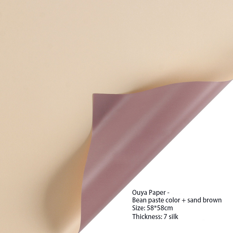 10pcs Two-Sided Colored Flower Wrappers 58*58cm Gift Wrapping Paper ...