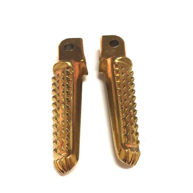 Rear Footrest Foot Pedal Universal 1 Pair Motorcycle Alloy Two Tone For ...