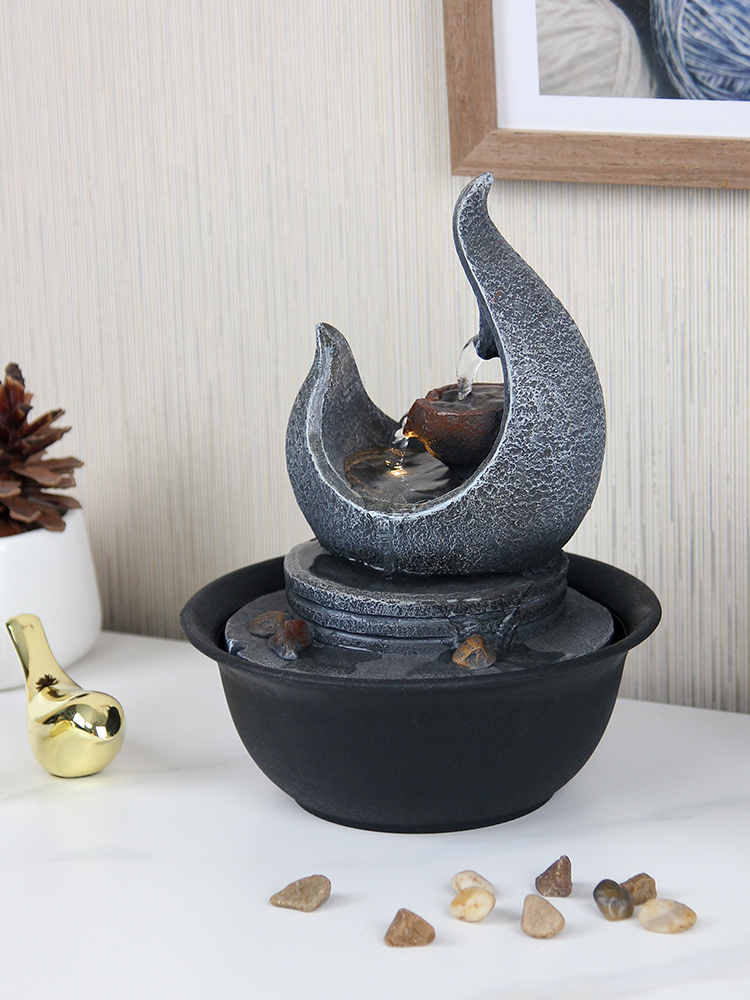 Simple home fountains, running water ornaments, living room, front desk ...