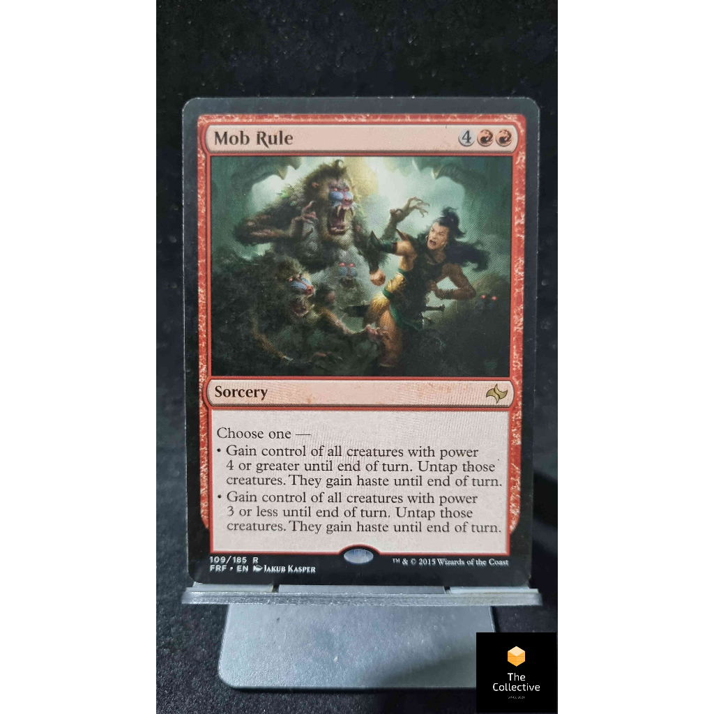 Magic the Gathering - MTG Card Game - Mob Rule - FRF [RED] / [ID: RB1 ...